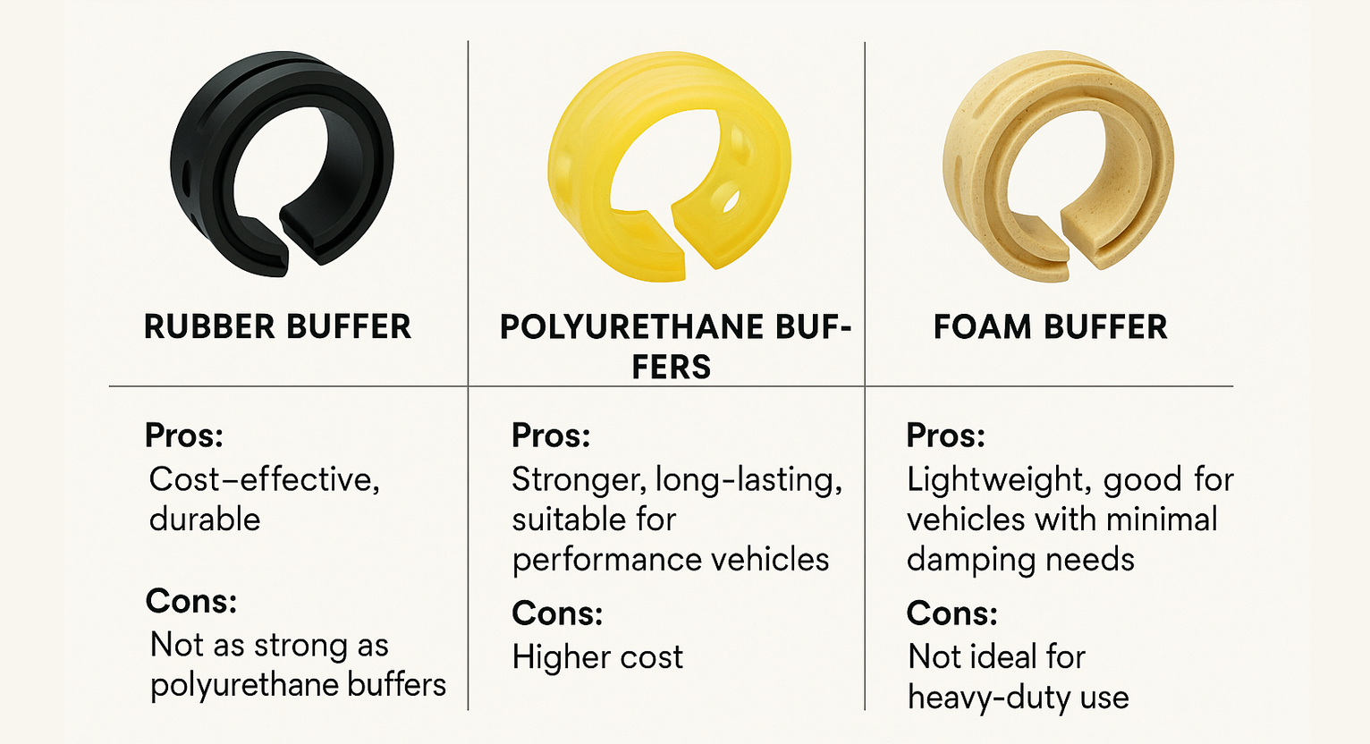 Coil Spring Buffer: How to Choose the Right One for Your Car- Hiya ...